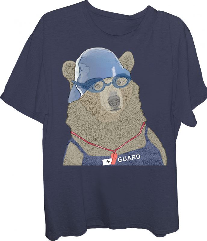 Lifeguard Bear T Shirt - Behrbones Clothing