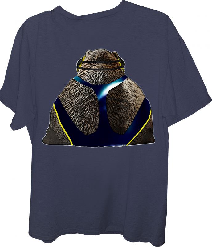 Bear Wrestler T Shirt Front/Back - Behrbones Clothing