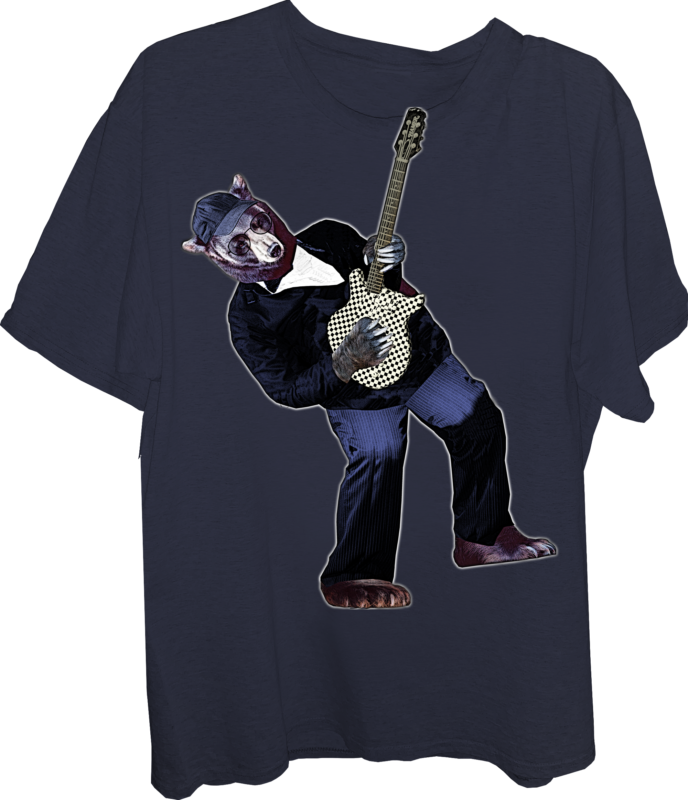 Behr Playing Guitar - Behrbones Clothing