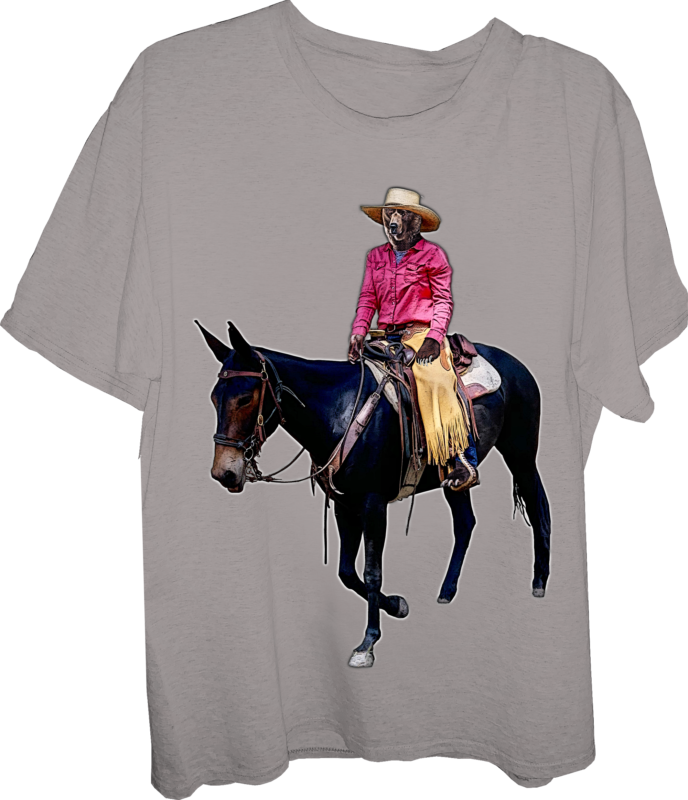 Bear Back Mule Rider - Behrbones Clothing