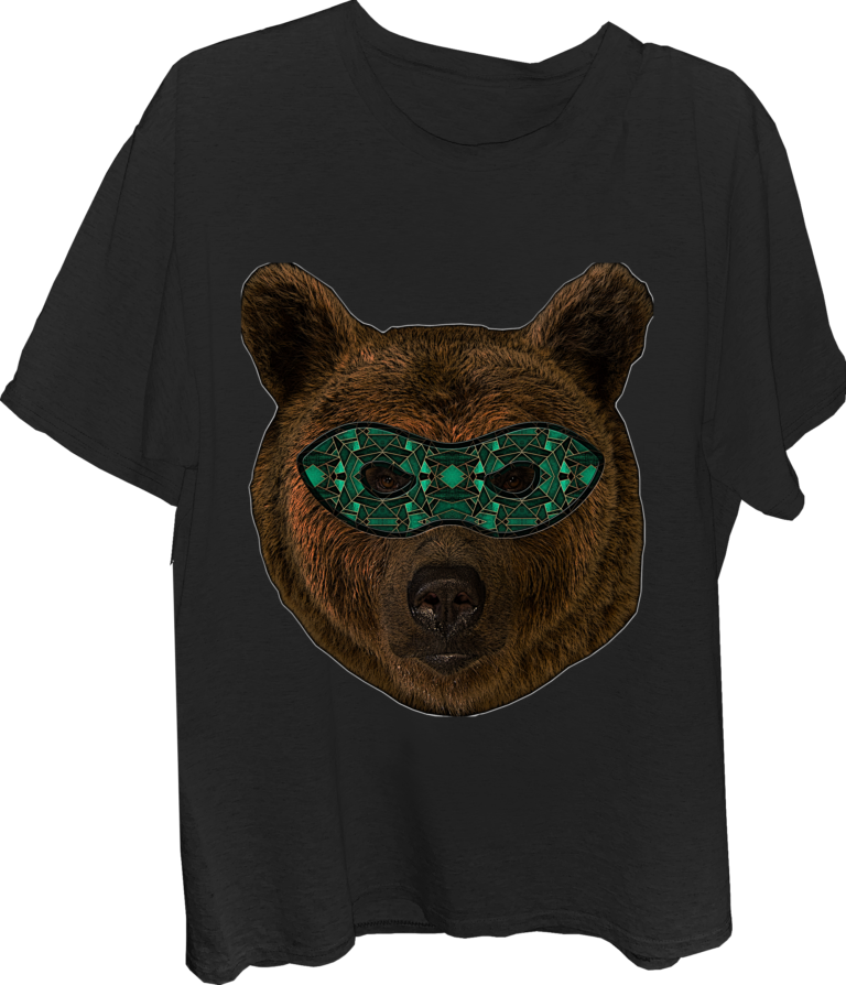 Superhero Brown Bear - Behrbones Clothing