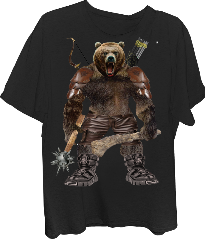 Sir Ben the Grizzly Bear Orc Ranger - Behrbones Clothing